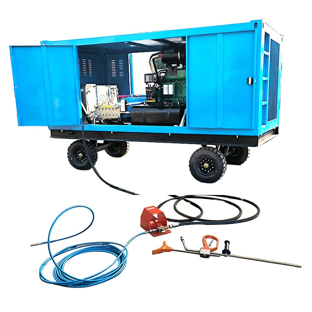 1500bar Water Pipe Cleaning Machine Water Jet High Pressure Cleaning ...