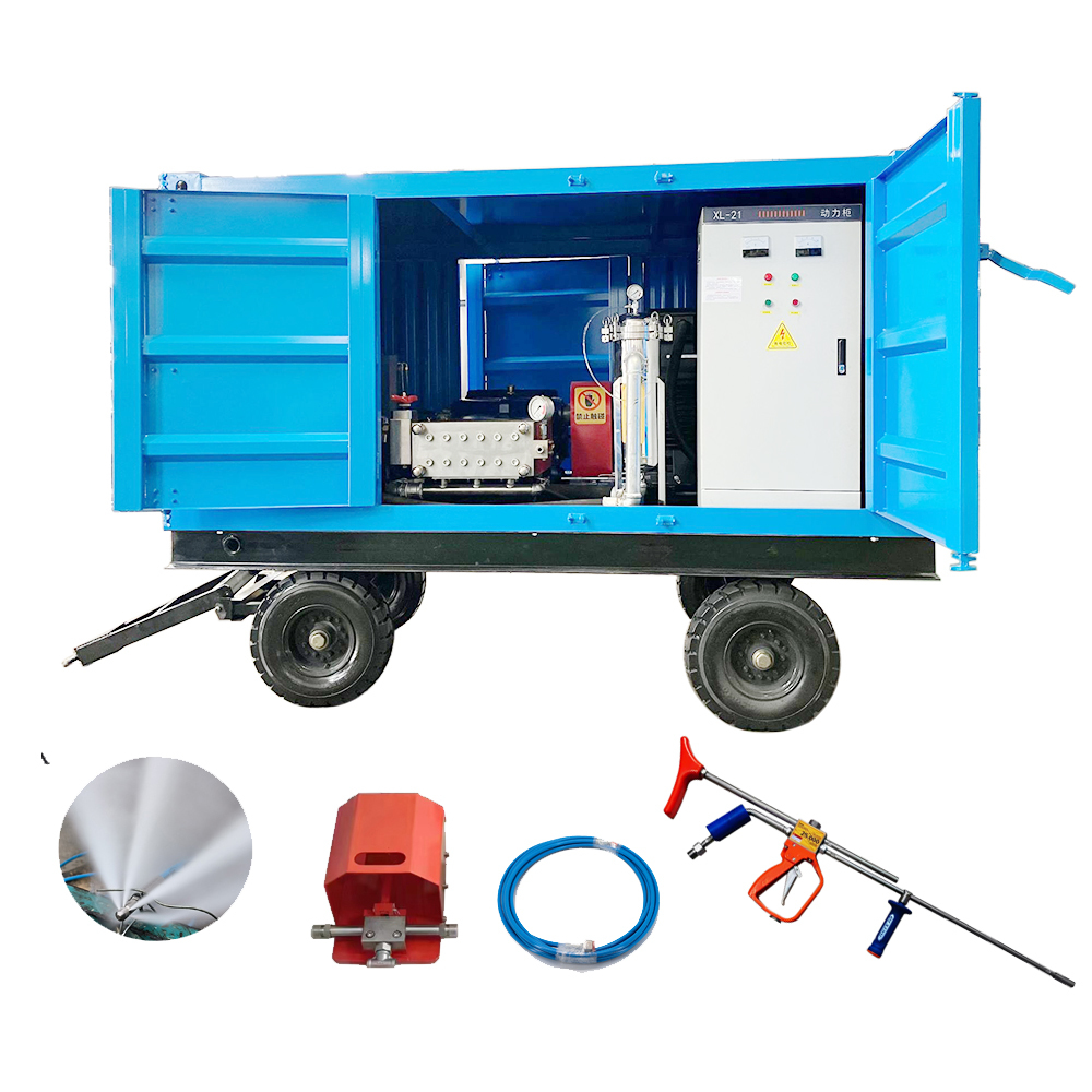 Industrial Heat Exchanger Pipeline Cleaning Equipment Water Jet ...