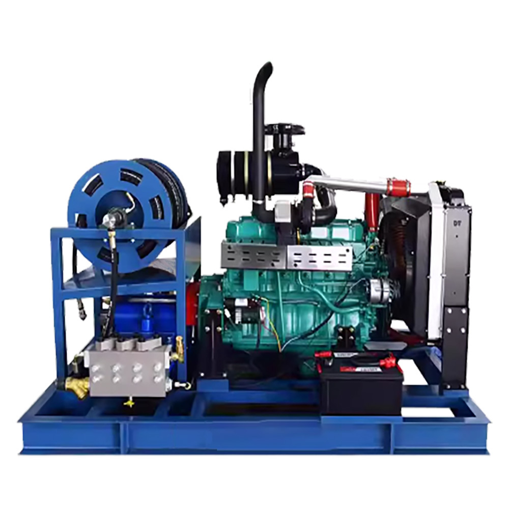 sewerage pipe cleaning high pressure water jetting machine